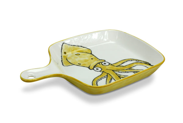 Seafood serving plate - Squid design - Farang